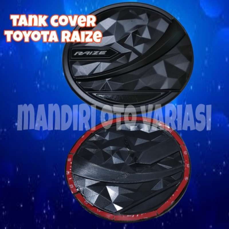 Promo Tank Cover Raize 2021 Tutup Tangki Bensin Mobil Toyota Black ...