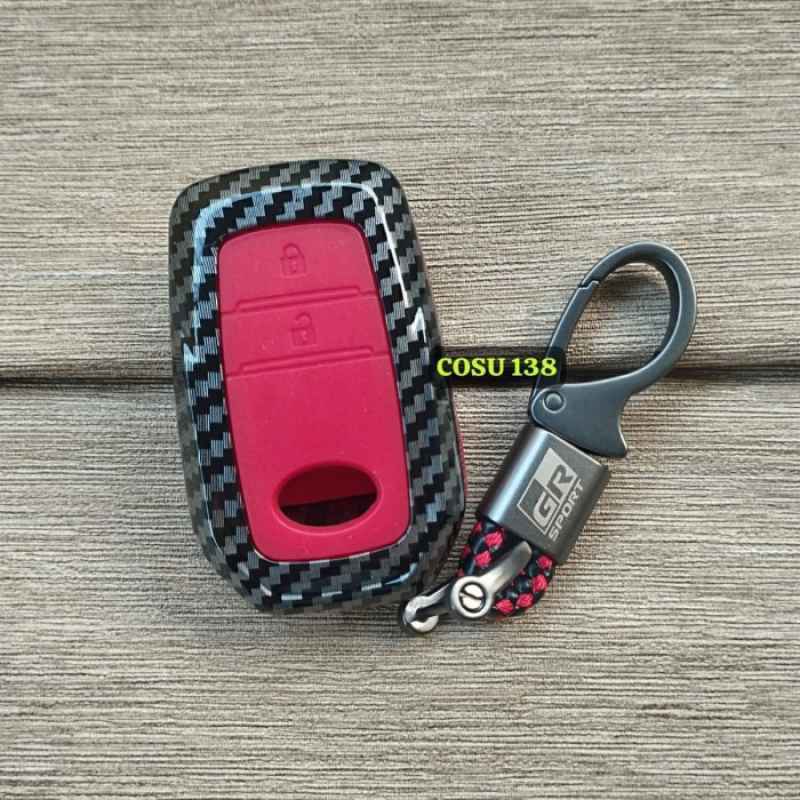 Promo Kunci Mobil Cover Carbon Innova Zenix Type G V Gr Sport Camry Dll ...