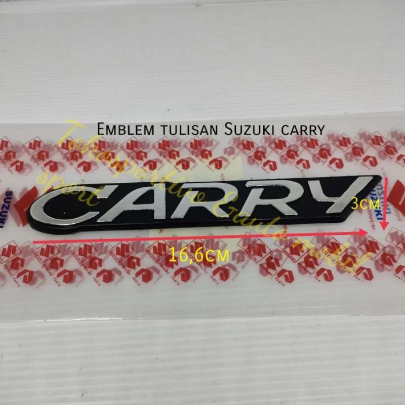 Promo Emblem Logo Huruf Tulisan Lambang Suzuki Carry Carry Diskon 42% Di Seller Dm Store's ...