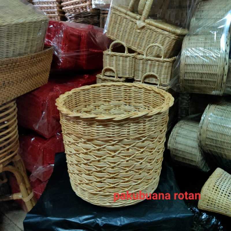 Jual Keranjang Pot Bunga Anyaman Silang Diameter 30cm Di Seller ...
