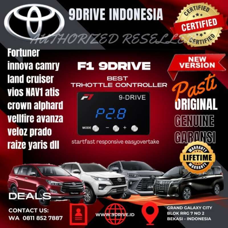 Promo Remap Piggyback F1 9 Drive New Version Toyota Fortuner 2016-2019 Diskon 23% Di Seller ...
