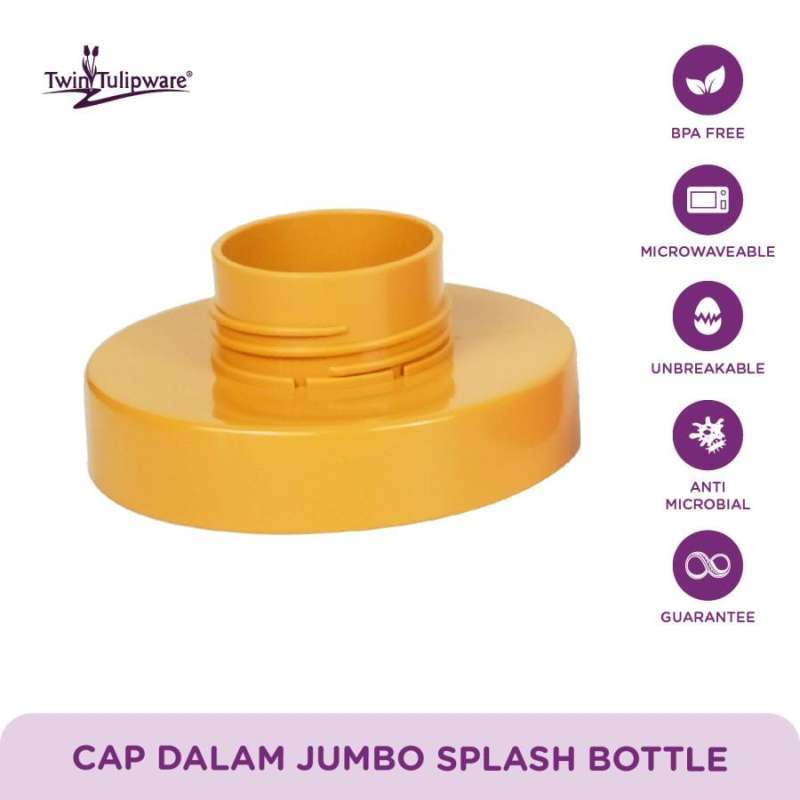 Jual Spare Part Cap Dalam Jumbo/max Splash Bottle Twin Tulipware - Pink ...