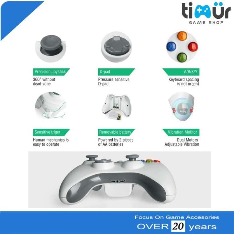 Promo Promo- Stik Stick Controller Gamepad Xbox 360 Pc Wireless Putih ... Promo Promo- Stik Stick Controller Gamepad Xbox 360 Pc Wireless Putih ...