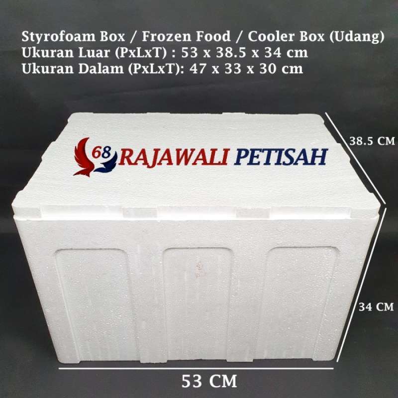 Jual Styrofoam Box | Box Sterofoam | Cooler Box | Uk. 53x38.5x34 Cm ...