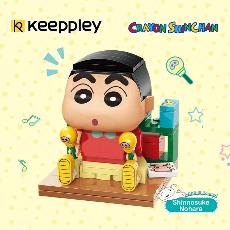 Promo Toys Kingdom Keeppley Figure Crayon Shinchan Kids Toy Toys Block ...