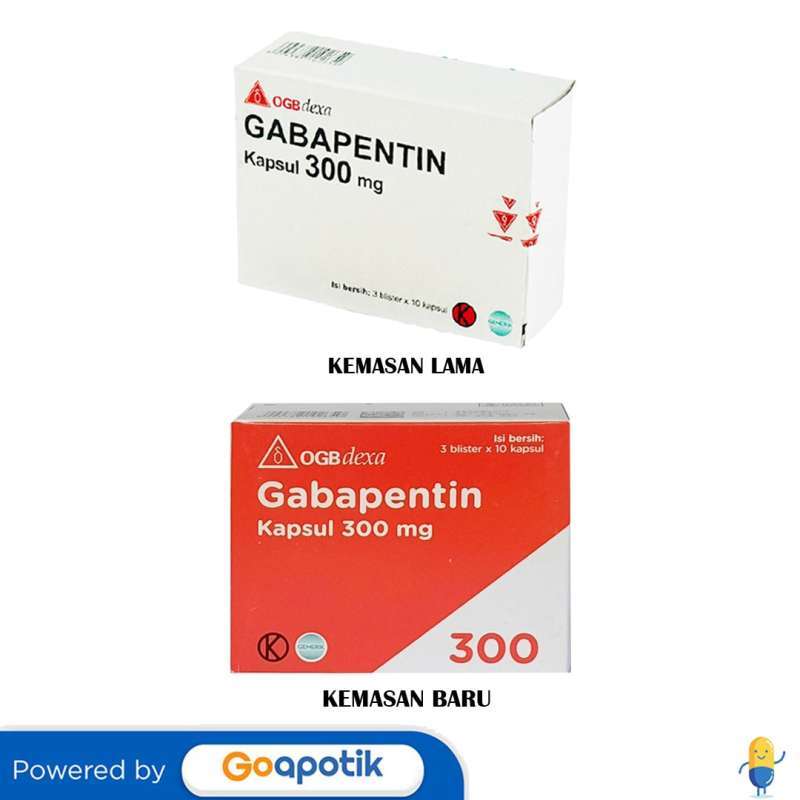 Jual Gabapentin Ogb Dexa Medica 300 Mg Box 30 Kapsul / Epilepsi Di ...