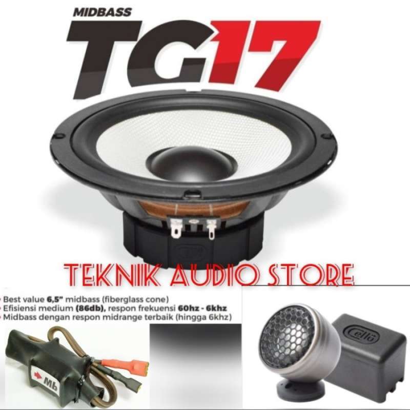 Promo Speaker Split Cello Tg17 Tweeter Fullrange Solution Fit 2022 ...