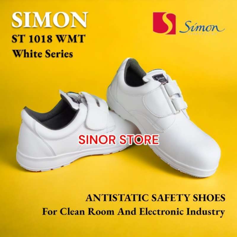 Promo Sepatu Safety Simon Shoes Type St1018wmt White Antistatic Series ...