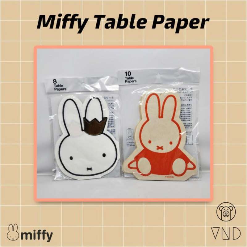 Jual Miffy Table Paper Ori Japan/ Tissue Makan/ Party Decoration ...