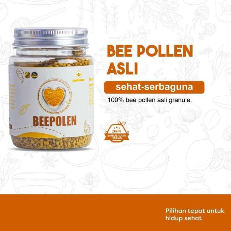 Jual 100% Pure Bee Pollen Granules Organic Natural Lebah Madu Hutan ...