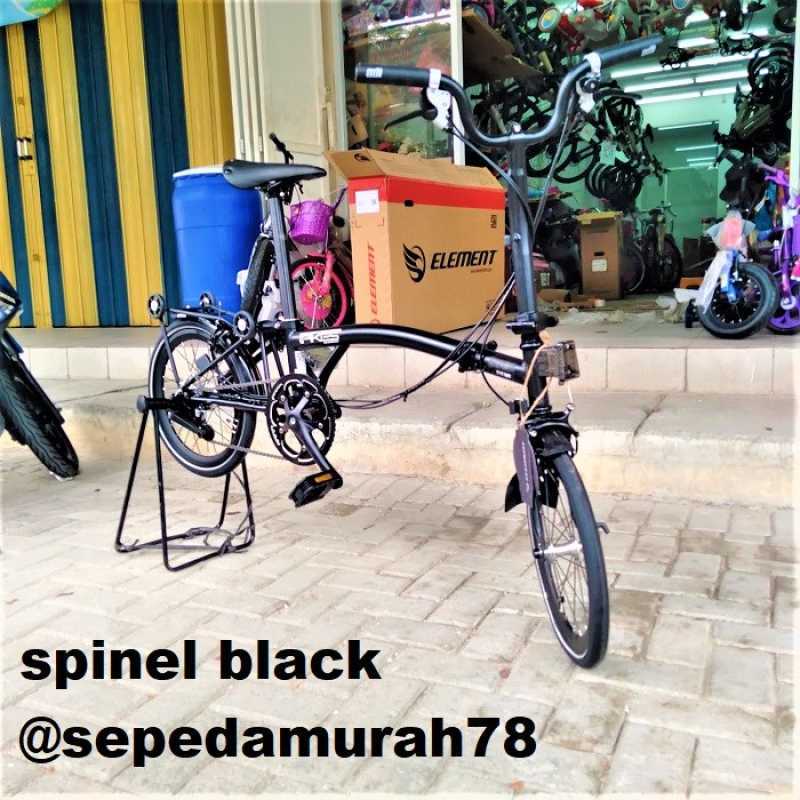 Promo Ojol Element Folding Bike Pikes Gen 2 Spinel Black Diskon 33% Di ...