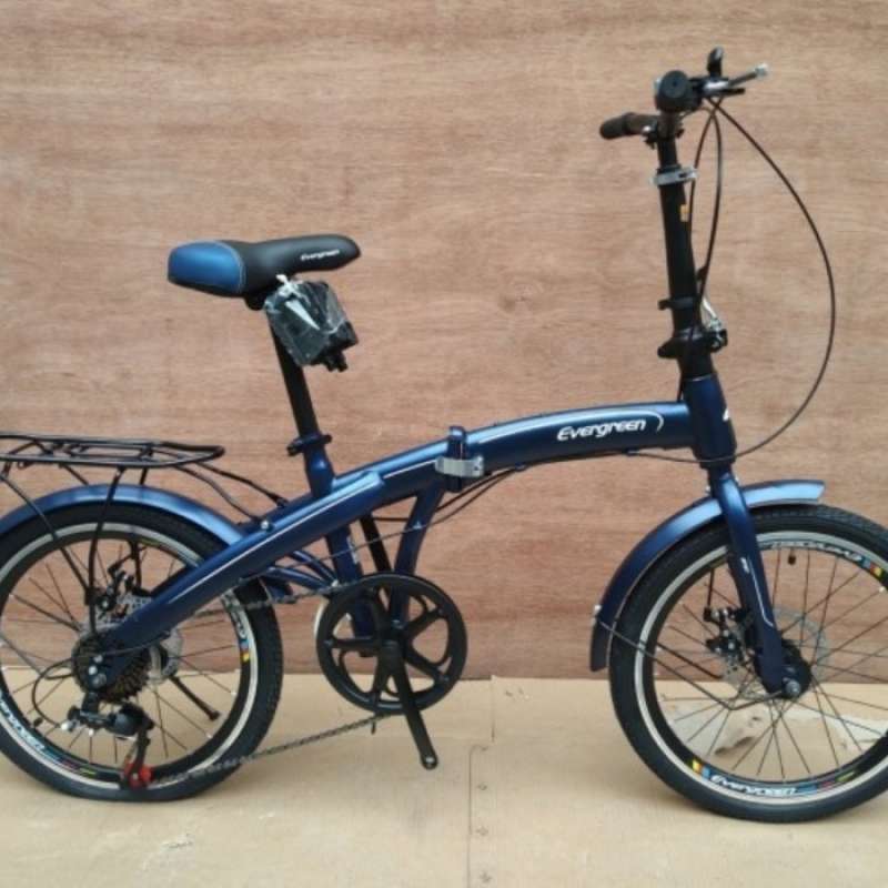 Promo Sepeda Lipat 20 Inch Evergreen 7 Speed Disc Brake Folding Bike ...