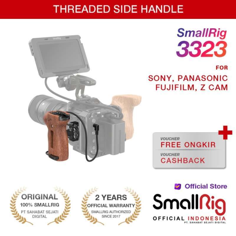 Jual Smallrig Threaded Side Handle With Record Start Remote Trigger ...