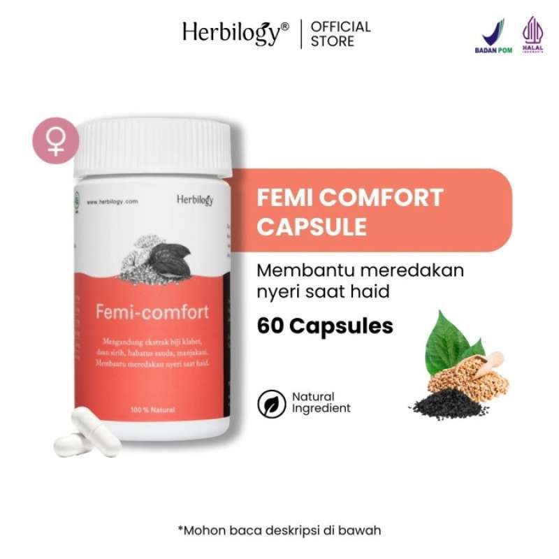 Jual Herbilogy Femi Comfort - Haid 60 Kapsul Di Seller More-id ...
