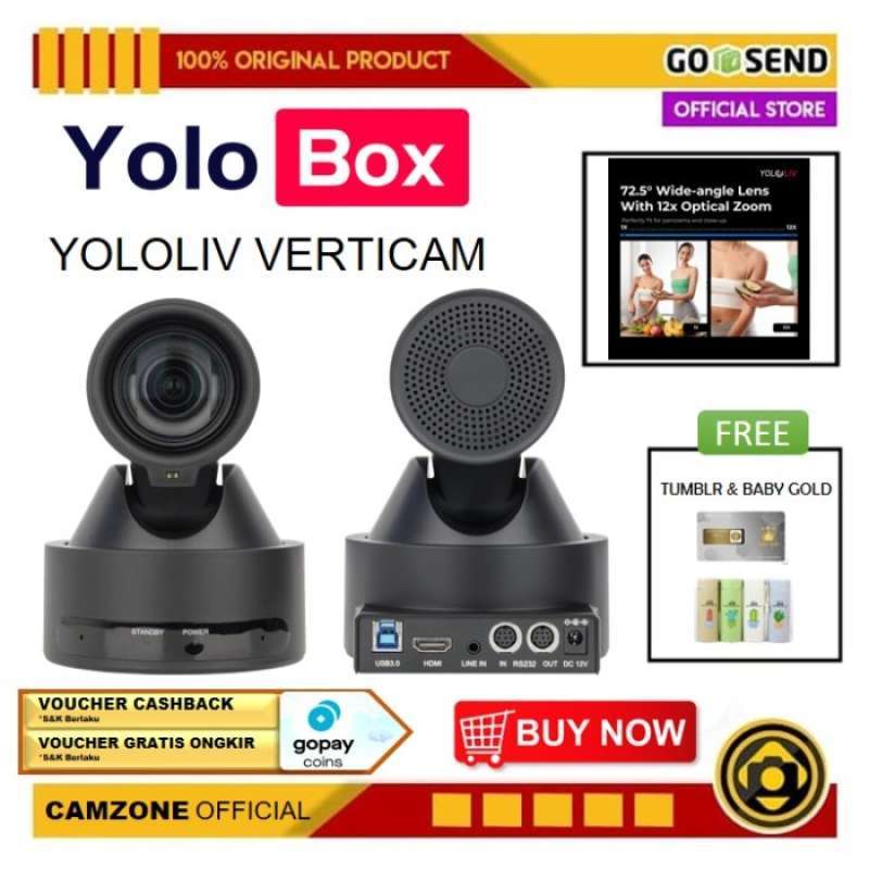 Promo Yolobox Yololiv Verticam Ptz Camera 1080p Vertical Live Streaming ...