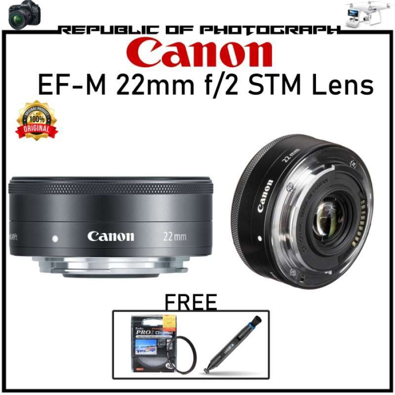 Promo Canon Ef-m 22mm F/2 Stm Lens / Canon 22mm F2 Stm Diskon 23% Di Seller Guinevere Store ...