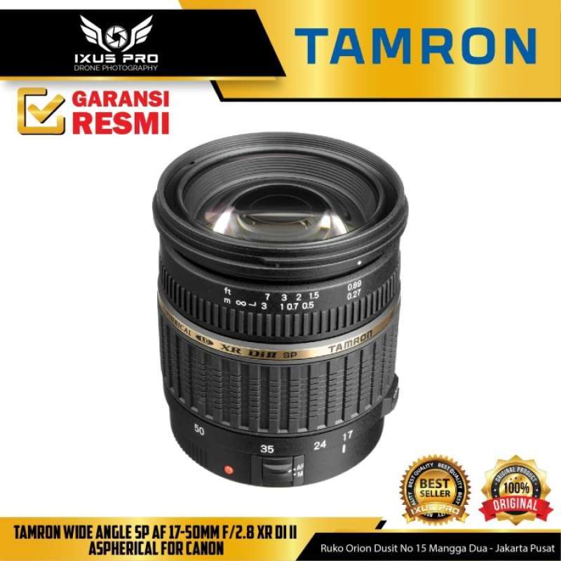 Promo Tamron Wide Angle Sp Af 17-50mm F/2.8 Xr Di Ii Ld Aspherical For Canon Diskon 23% Di ...