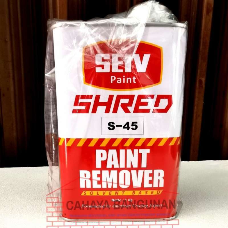 Promo Promo- Seiv Paint Remover Shred 1 Lt Ltr Liter Perontok Cat ...