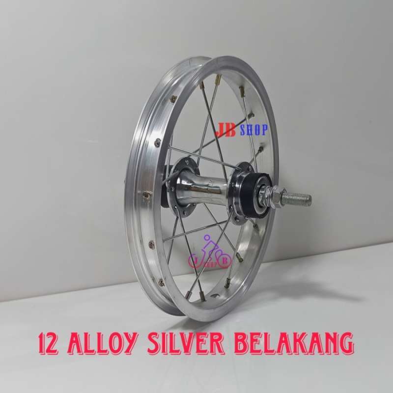 Promo Promo- Velg Sepeda 12 Alloy Wheel Set Roda 12 Tebal Stel Jadi ...