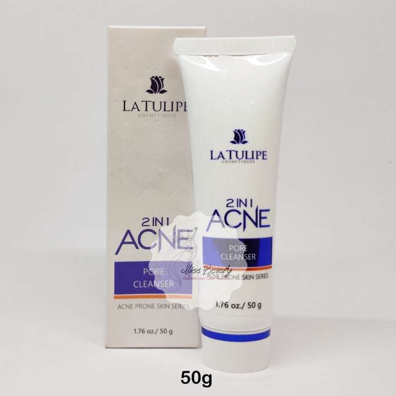 Jual La Tulipe 2 In 1 Acne Pore Cleanser - 50g Di Seller Missbeautyy ...