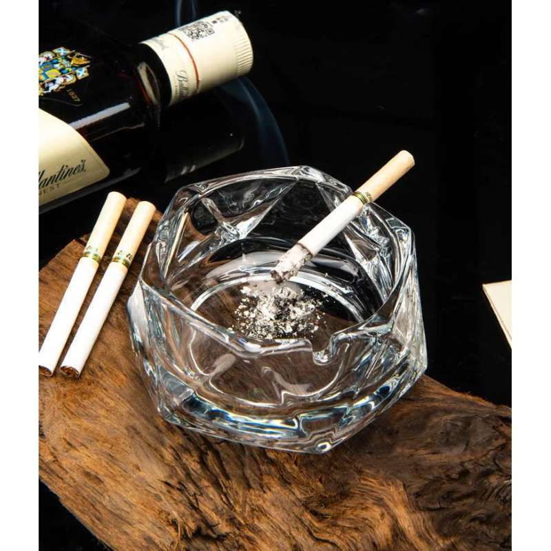 Jual Hostees Asbak Rokok Cigarette Ashtray Crystal Glass Hst-12 Tatakan ...