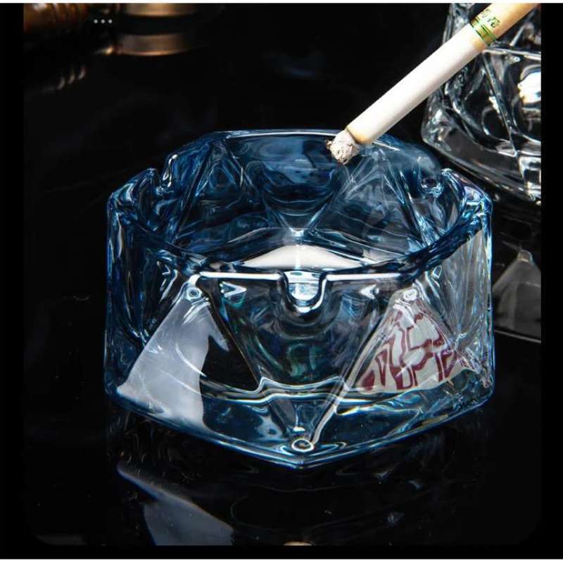 Jual Hostees Asbak Rokok Cigarette Ashtray Crystal Glass Hst-12 Tatakan ...