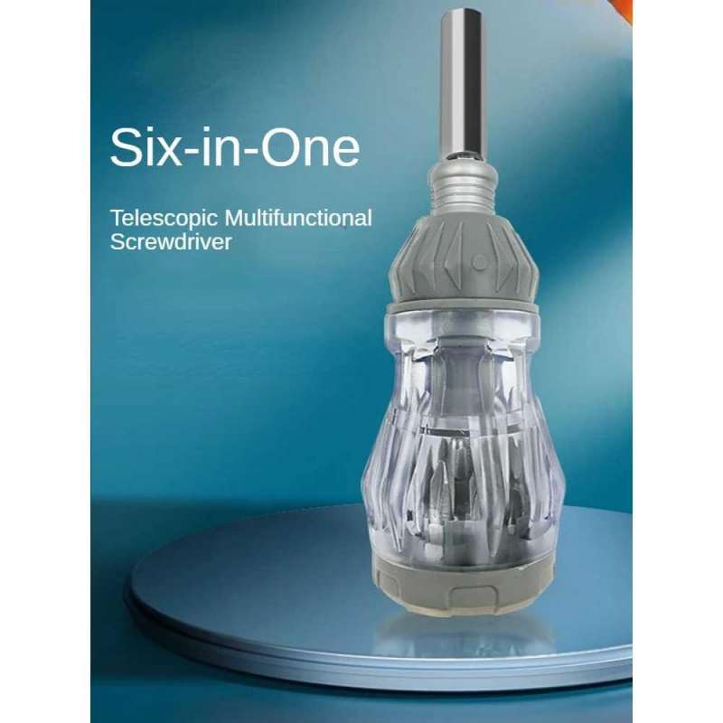 Jual Jgng Obeng Reparasi Mini 6 In 1 Stubby Screwdriver Set Magnetic ...