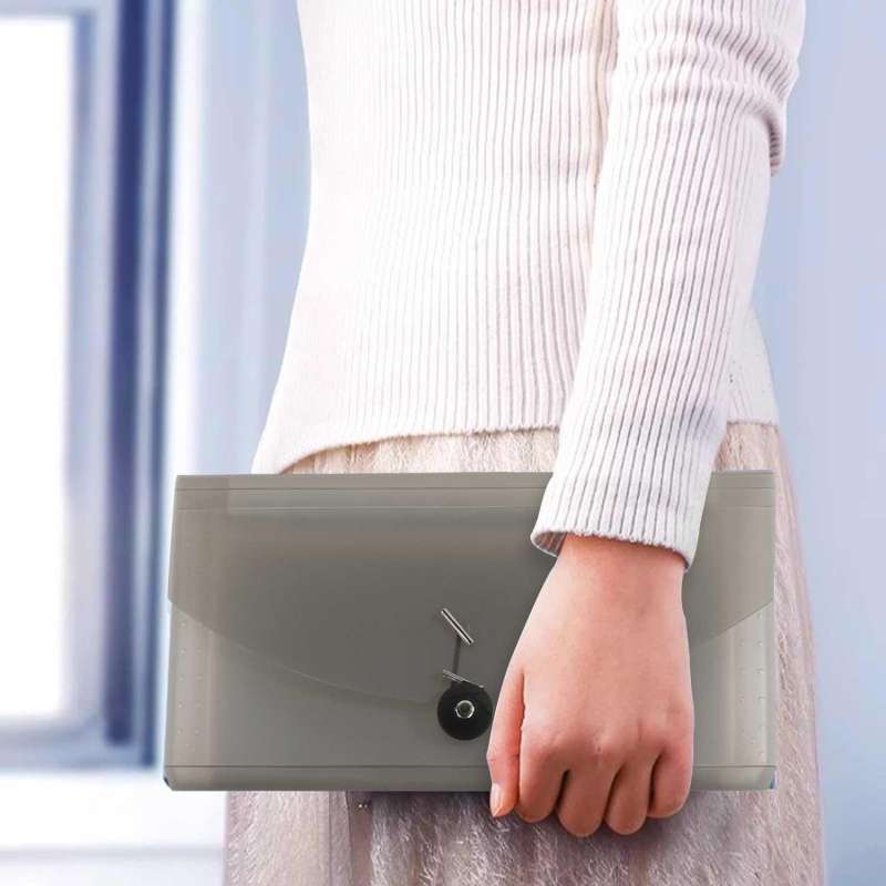 Jual Cloxks Map Dokumen Plastik Folder Organizer 13 Slots Size B6 Qm ...