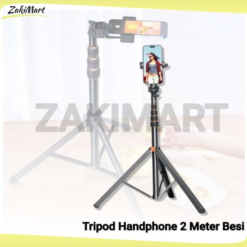 Jual Tripod Handphone 2 Meter Besi - Tripod Kamera Tripod Tongsis ...