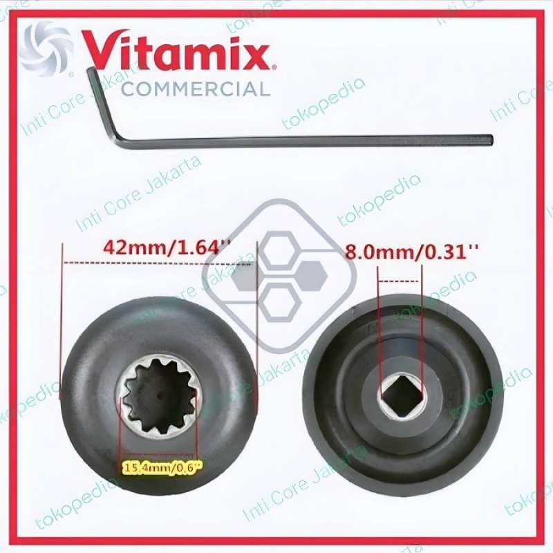 Jual Drive Socket Vitamix Blender Semua Tipe Universal Original Di ...