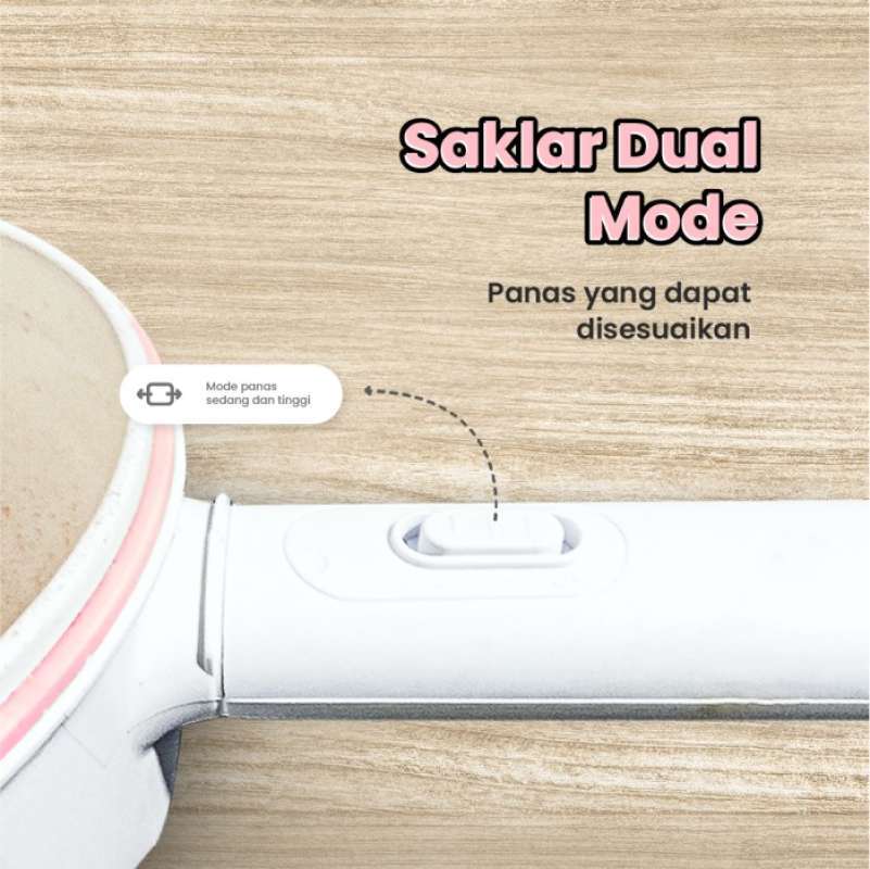 Jual Portable Electric Frying Pan Panci Listrik Multifungsi 1.8l Low ...