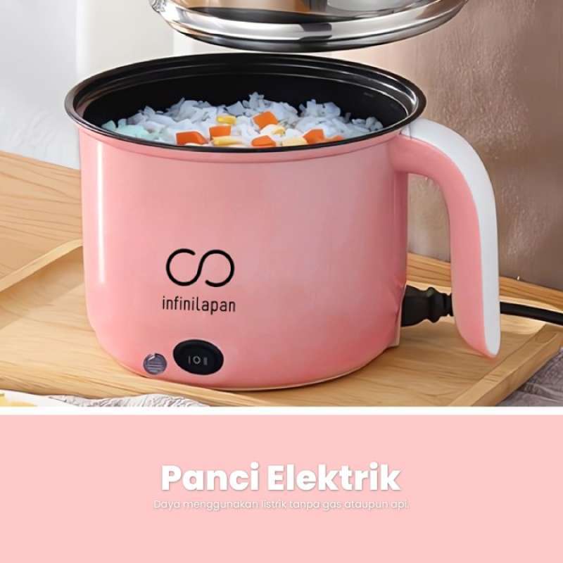 Jual Portable Electric Frying Pan Panci Listrik Multifungsi 1.8l Low ...