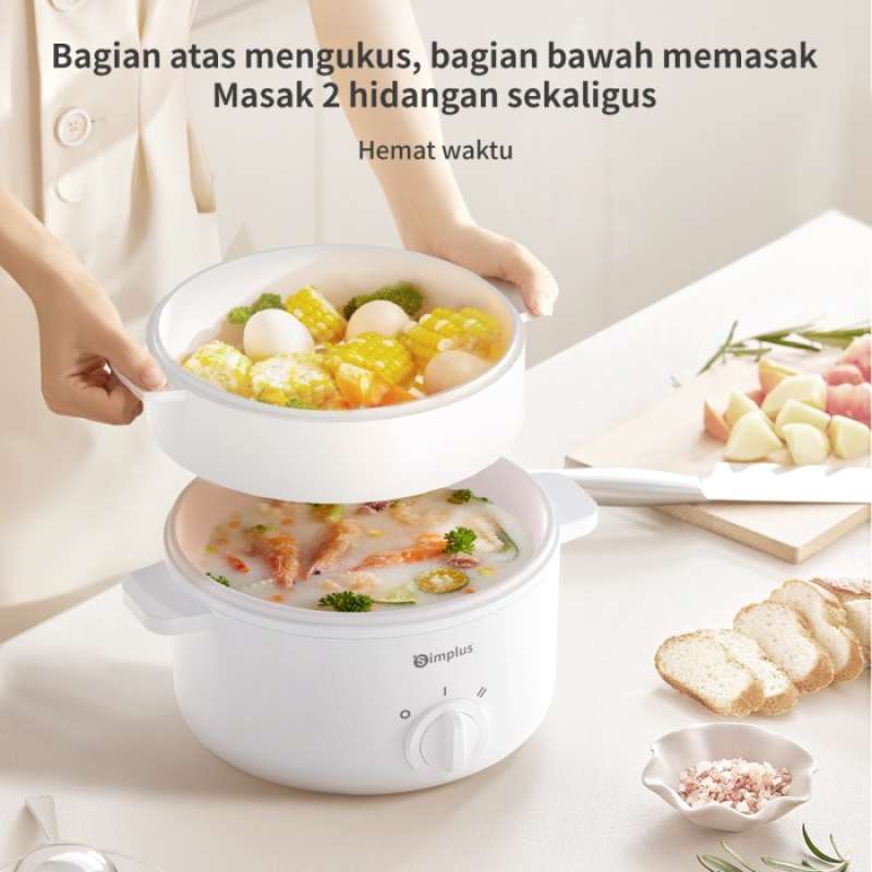 Jual Simplus Panci Listrik Serbaguna Panci Elektrik Steamer Low Watt ...
