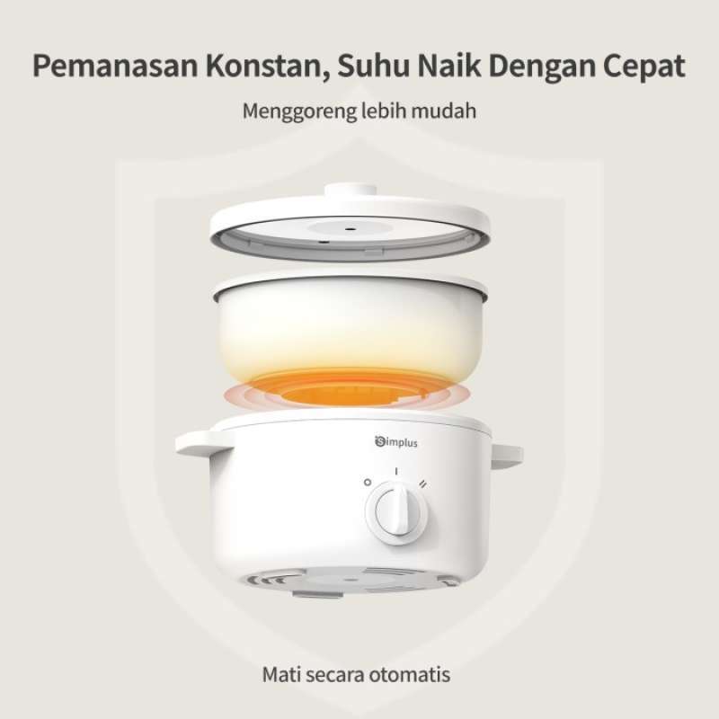 Jual Simplus Panci Listrik Serbaguna Panci Elektrik Steamer Low Watt ...