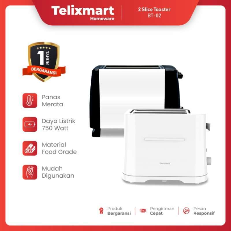 Jual Dorahomi Pemanggang Roti Sandwich Toaster Elektrik Low Watt ...