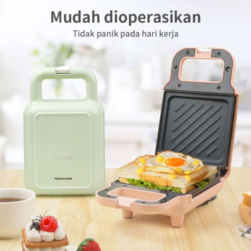 Jual Simplus Sandwich Maker Low Watt Pemanggang Roti Mesin - Putih Di ...