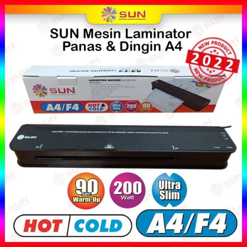 Jual Mesin Laminating Sun A4 F4 240 Mm - Lme001a4 Bisa Panas Dan ...
