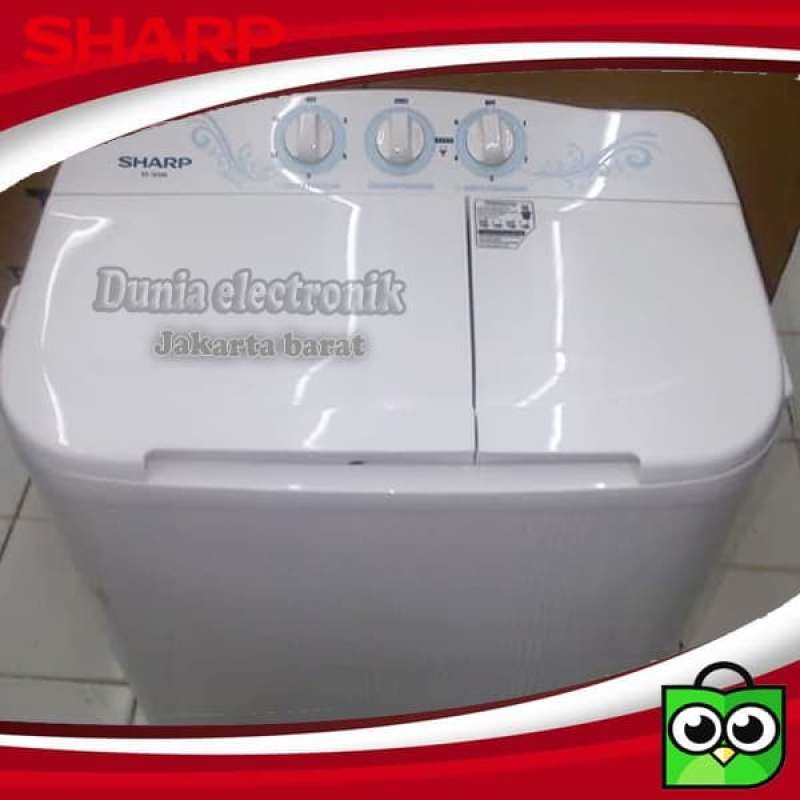 Jual Mesin Cuci 2 Tabung Sharp T65 / T68 7 Kg Cuci Dan Kering Low Watt ...