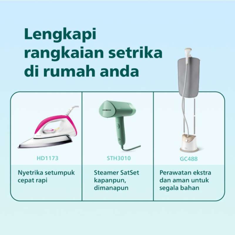 Jual Philips Handheld Garment Steamer Sth1010/10 - Putih - Regular Di ...