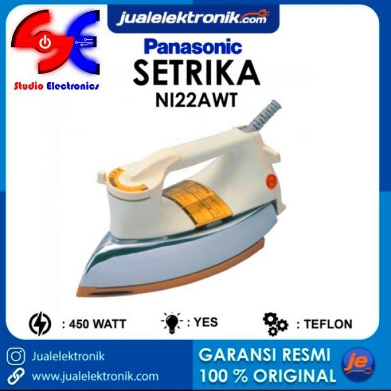 Jual Setrika Panasonic Ni-22awt Setrika Berat Deluxe Automatic Iron Di ...