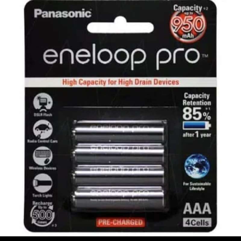 Jual Baterai Cas Aaa Eneloop Pro 950 Mah Isi 4 Pcs Di Seller Circlet ...