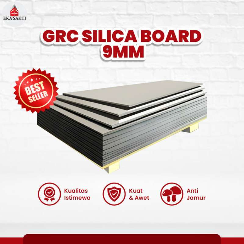 Jual Grc Silica Board Ternit Rumah Papan Plafon 9mm Tahan Air Anti ...