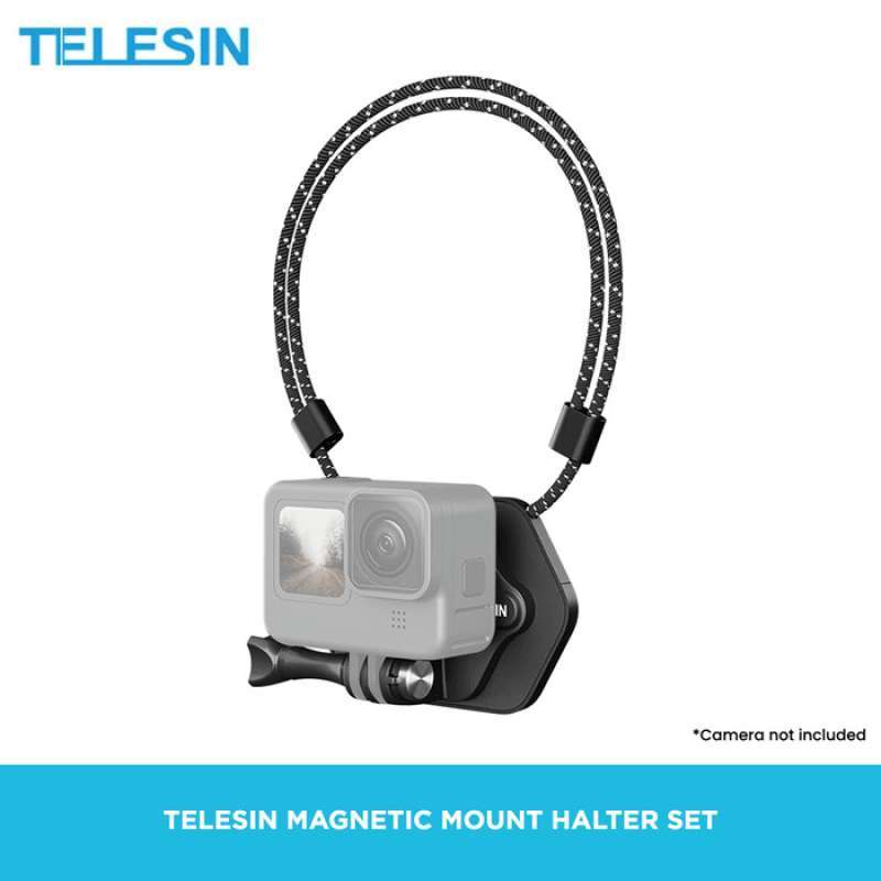 Jual Telesin Magnetic Mount Halter Set For Action Camera Smartphone Di ...