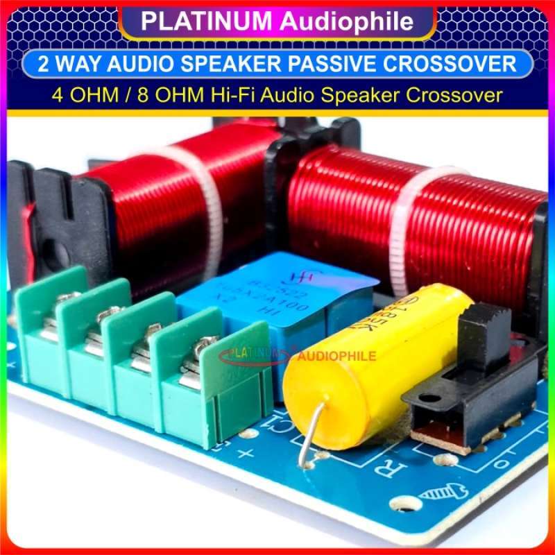 Jual Crossover Pasif 2 Way Passive Speaker Crossover Bass Treble Di ...