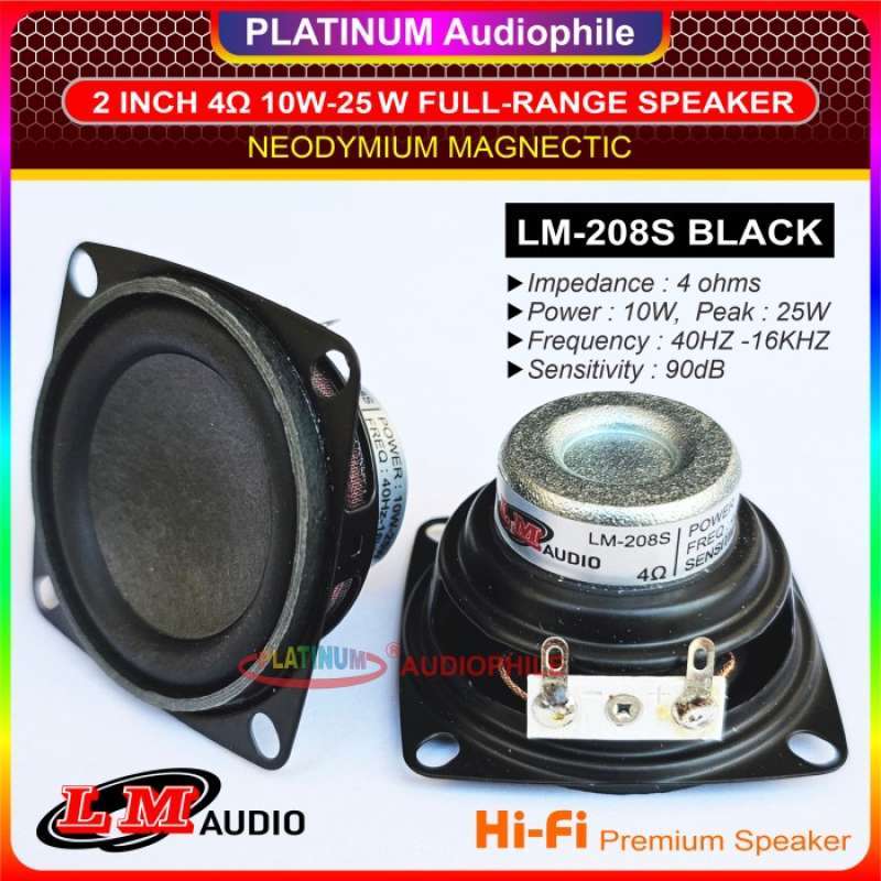 Jual Speaker 2 Inch Fullrange Full Range 2 4 Ohm 10w 25w Hifi Best ...