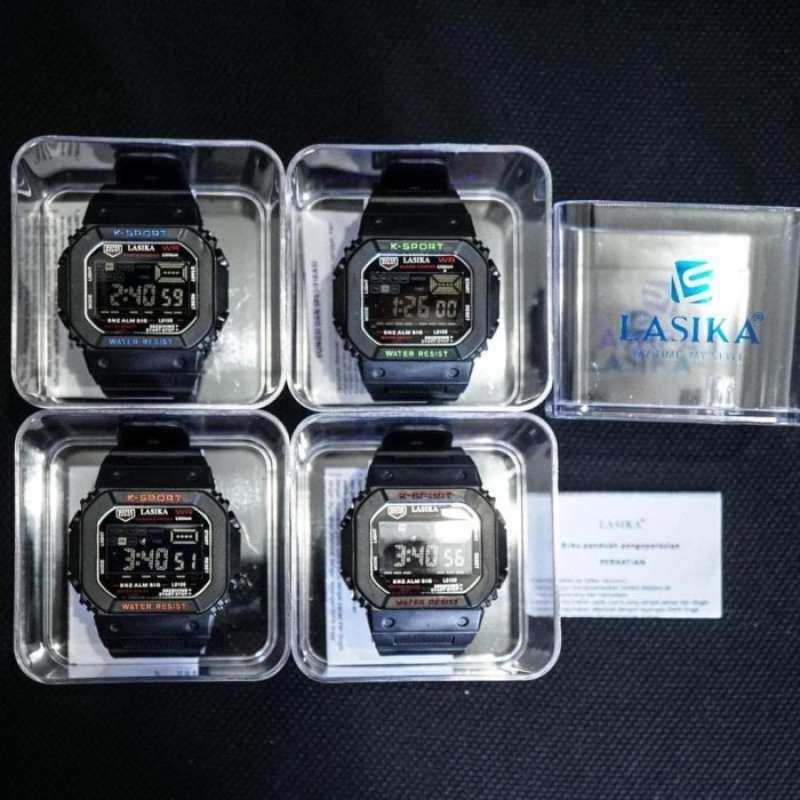 Jual Jam Tangan Lasika L8109 Sport Digital Pria Water Resistant Di ...