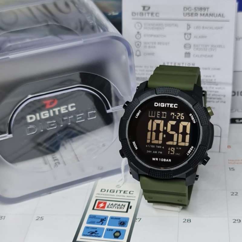 Jual Jam Tangan Pria Digitec Digital 5189 Original - 5189 Kuning Di ...