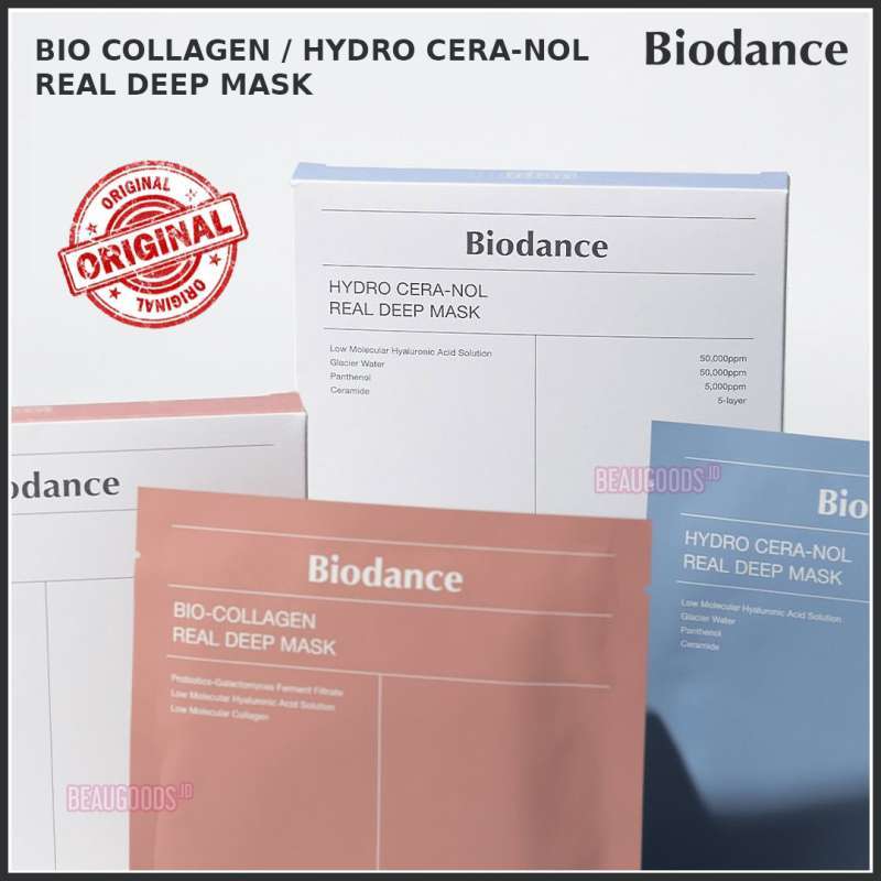Jual Biodance Bio Collagen / Hydro Cera-nol Real Deep Mask - Original Korea Di Seller Beaugoods ...
