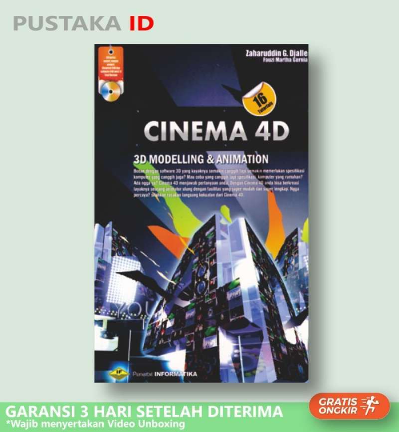 Promo Buku Cinema 4d 3d Modeling & Animation - Original Diskon 26% Di ...