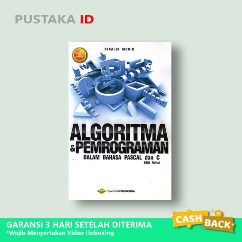 Promo Buku Algoritma Dan Pemrograman Dalam Bahasa Pascal Dan C Edisi ...
